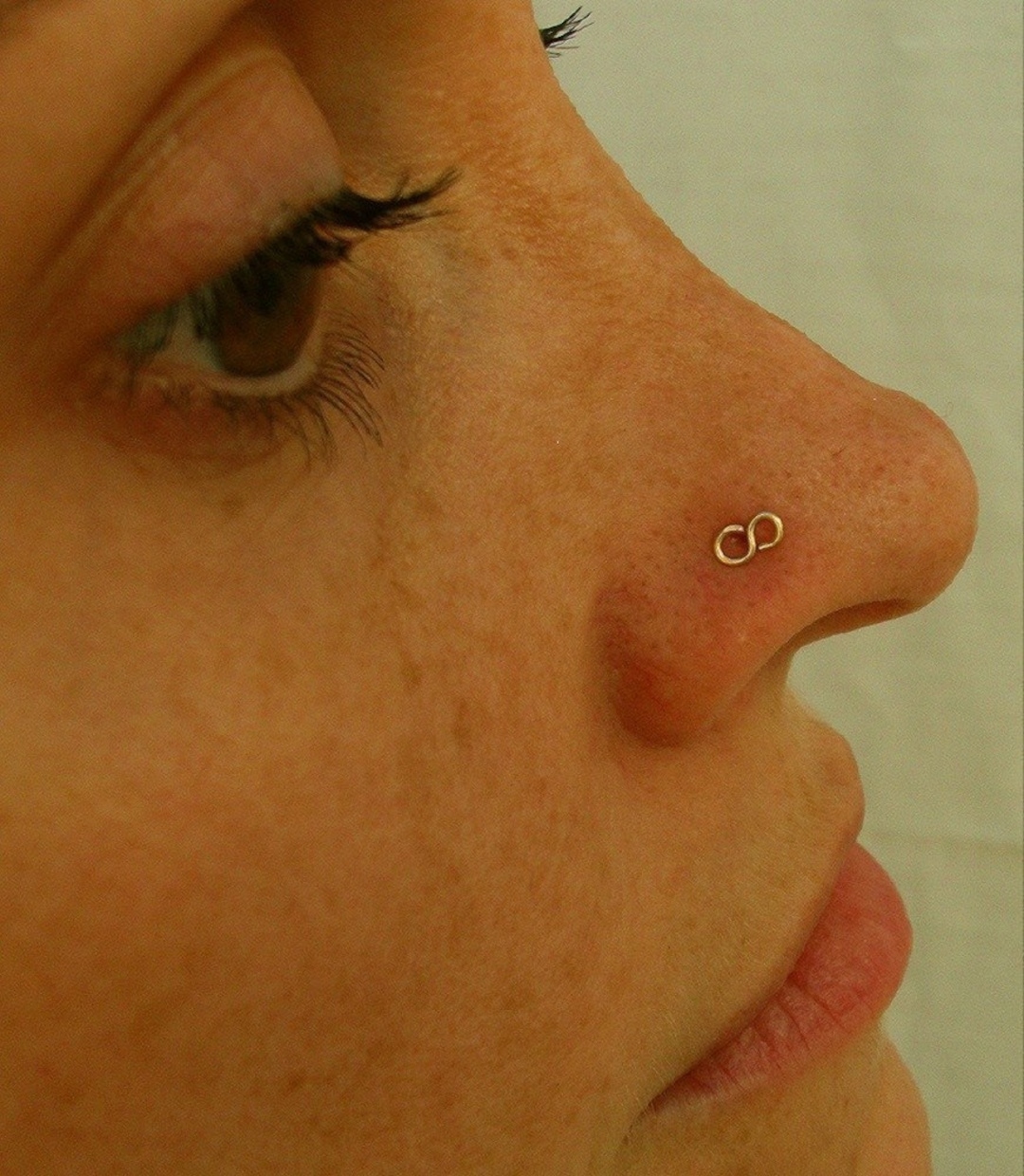 Eternity Nose Stud, Tragus Jewelry, Figure Eight Nose Rings, Custom ...