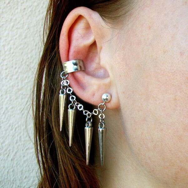 Spike Ear Cuff - Etsy