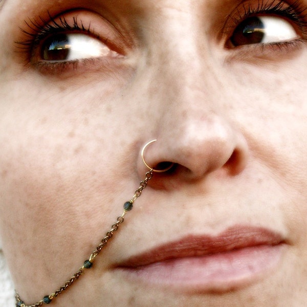 NOSE CHAIN - Etsy