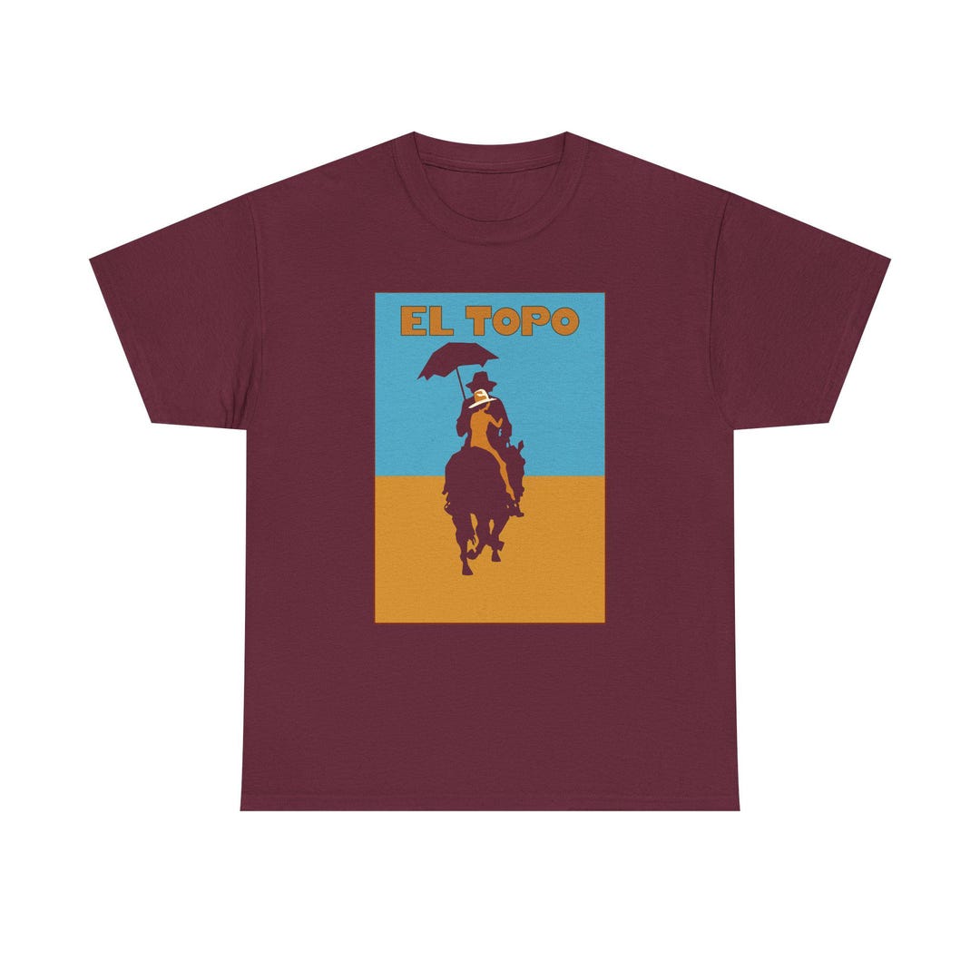 El Topo Movie Poster T-shirt, Alejandro Jodorowsky, Mexican Acid ...