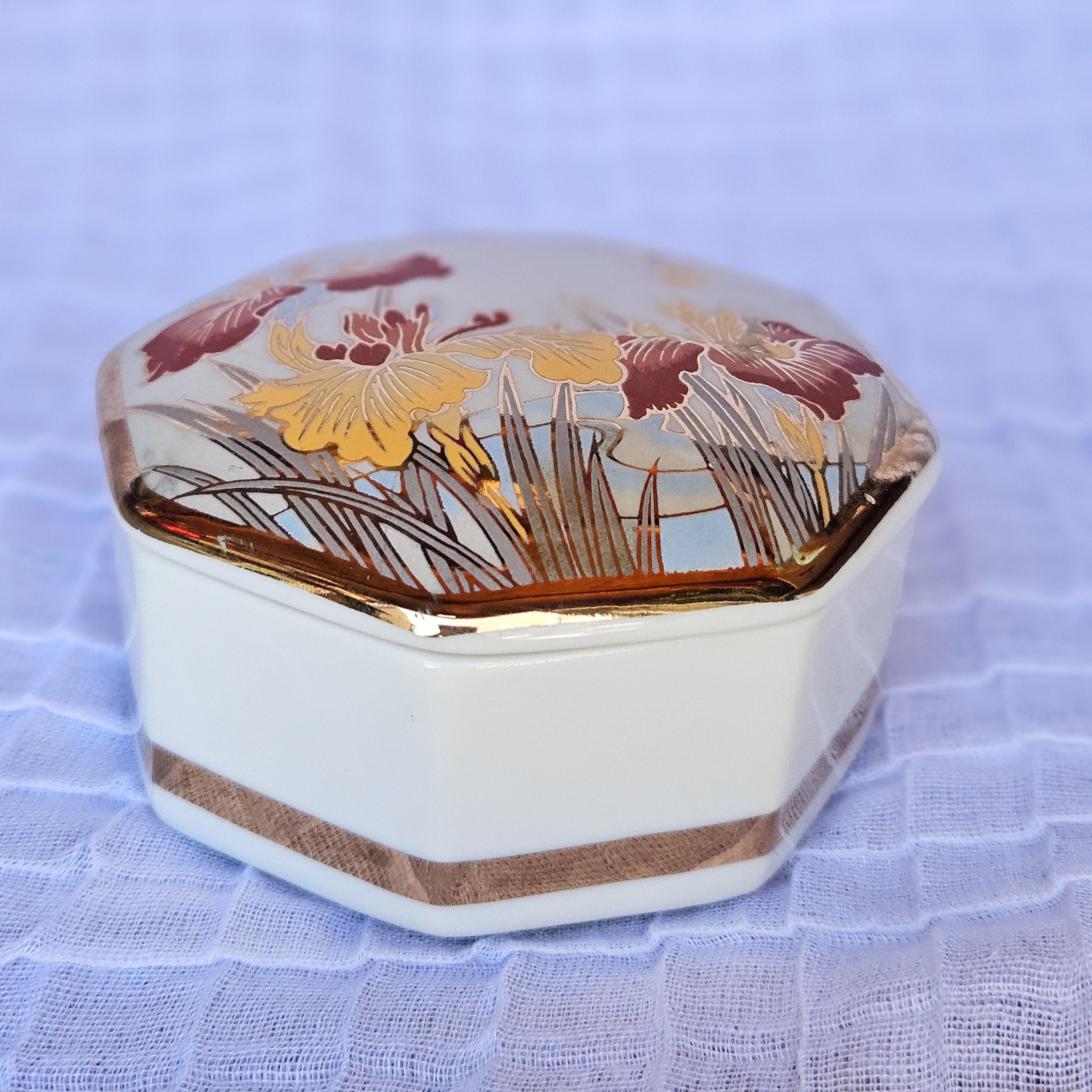 Vintage Japanese "the Art of Chokin" Trinket Box, Made in Japan ...