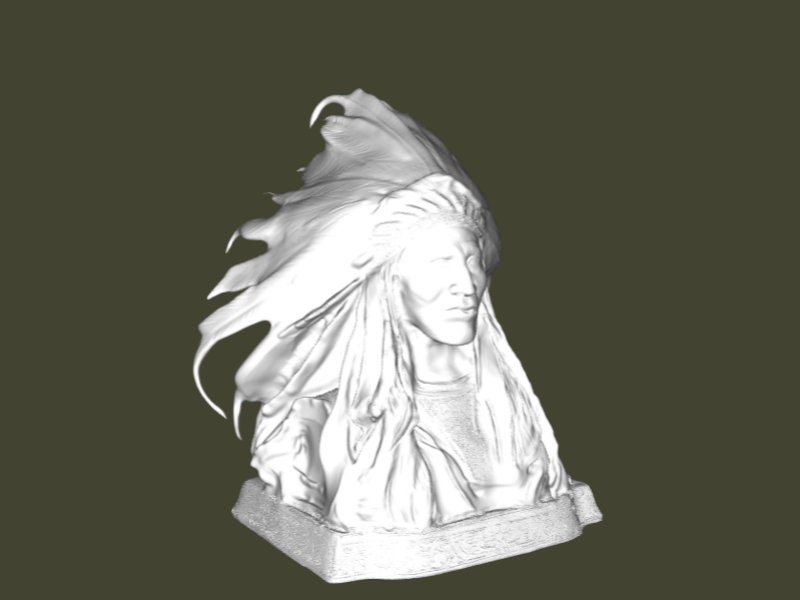 STL FILES for 3D Printing, 3d Native American, 3d Print Stl, 3d Printer ...