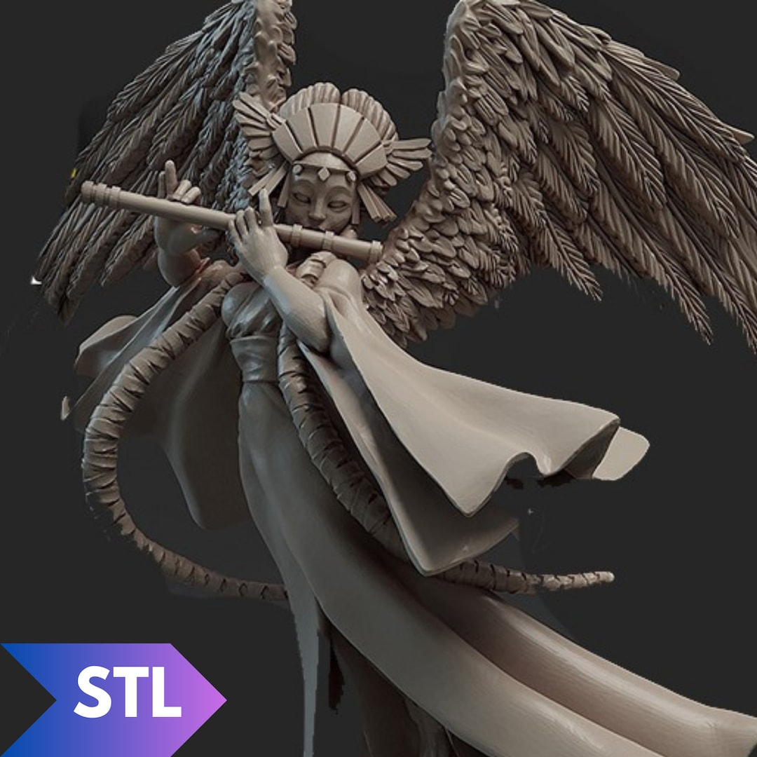 STL FILES for 3D Printing, 3d Angel Drawing, 3d Print Stl, 3d Printer ...