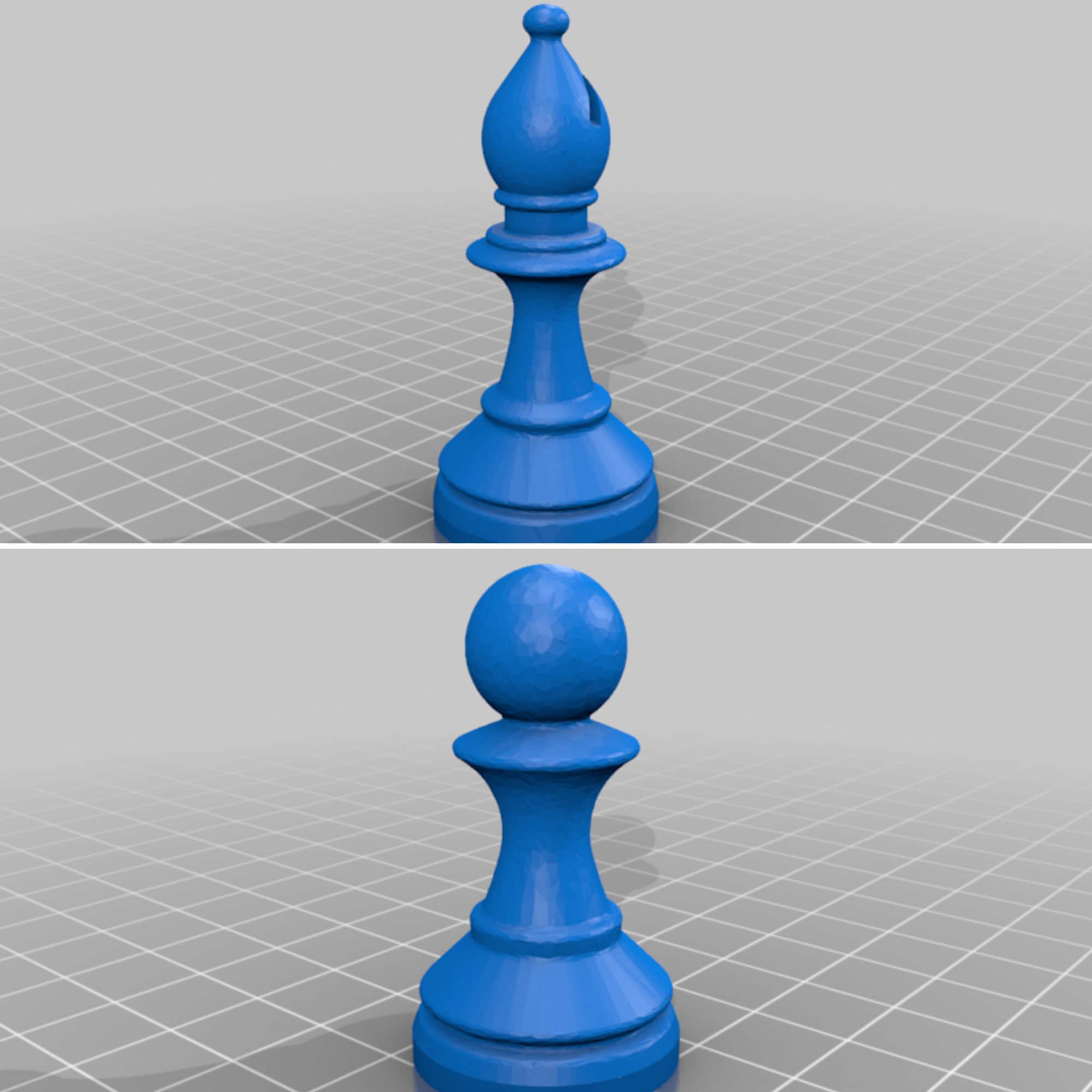 STL FILES for 3D Printing, 3d Chess Set Drawing, 3d Print Stl, 3d ...