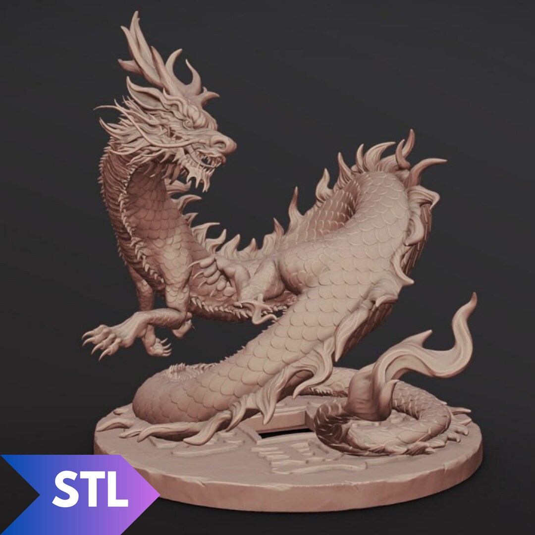 STL FILES for 3D Printing, 3d Dragon Drawing, 3d Print Stl, 3d Printer ...
