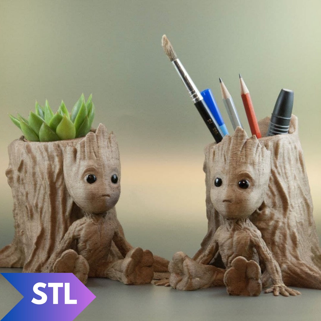 STL FILES for 3D Printing, 3d Pencil Holder, 3d Print Stl, 3d Printer ...
