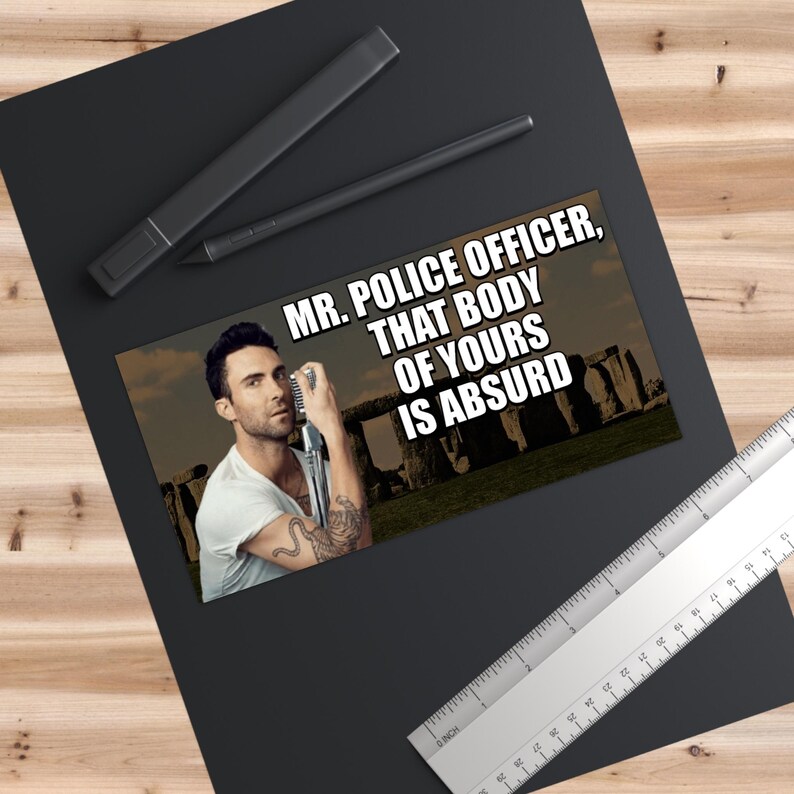 Adam Levine Stonehenge Meme Sticker: Funny Pop Culture Decal - Etsy