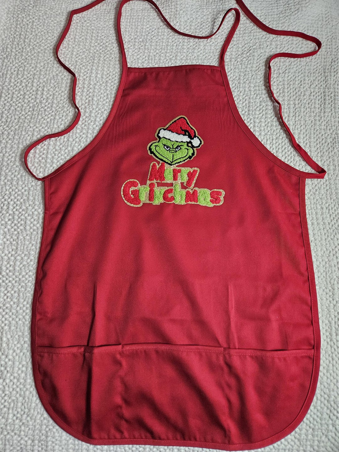 Adult Christmas Grinch Apron - Etsy