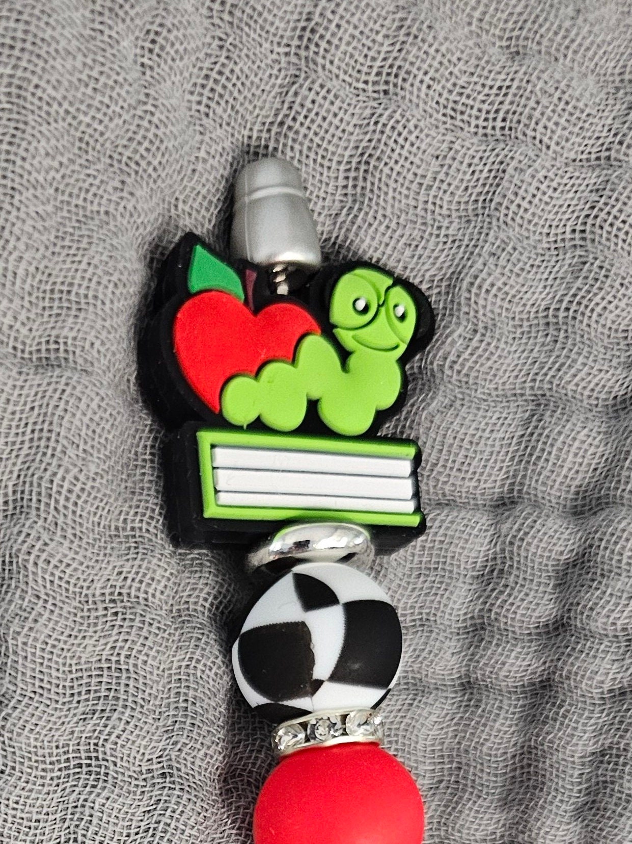 Bookworm Keychain and Pen Set - Etsy