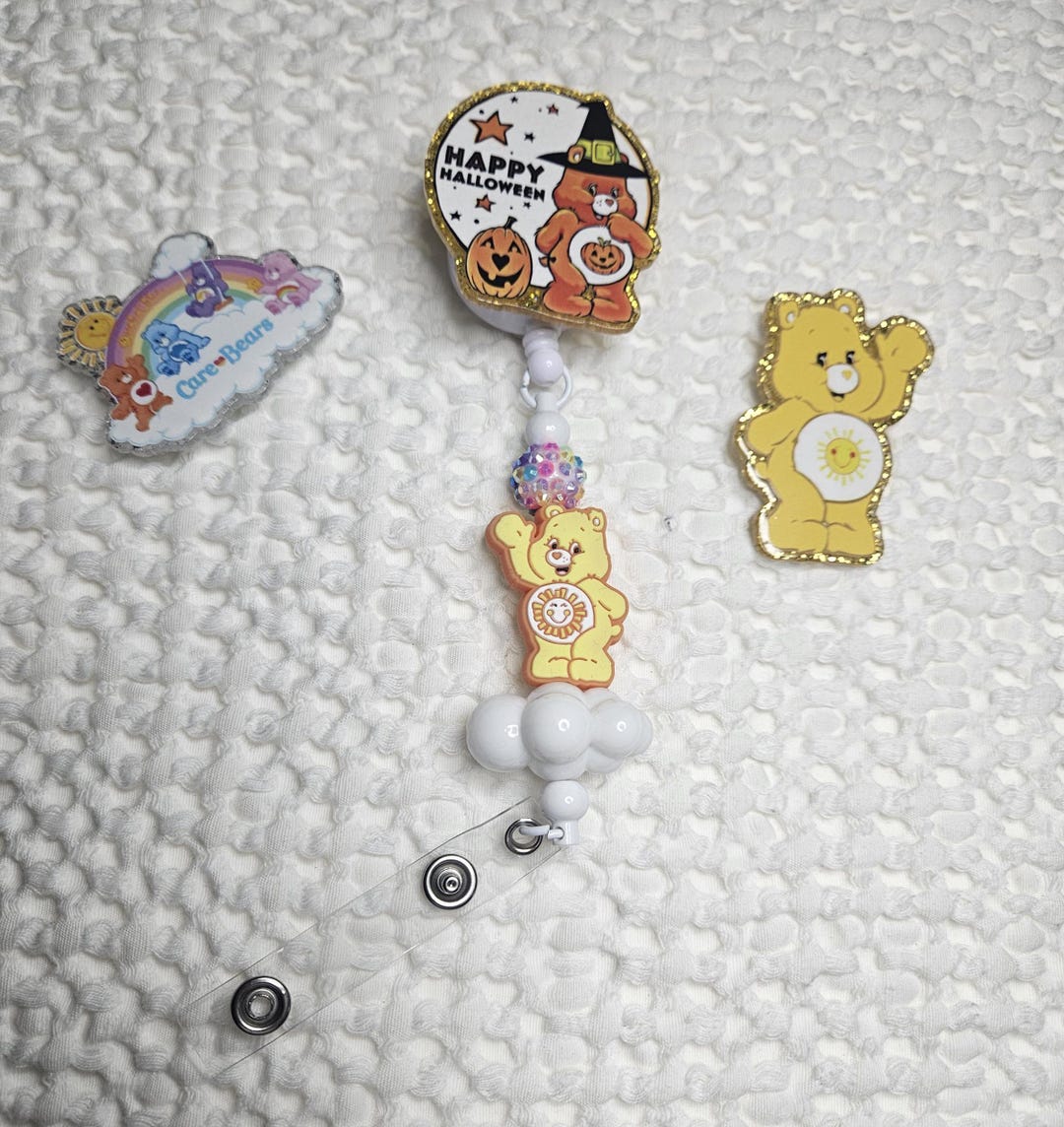Care Bear Interchangeable Velcro Badge Reel - Etsy