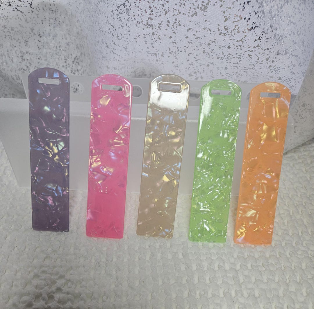 Holographic Bright Bookmark Blanks (set of 5) - Etsy