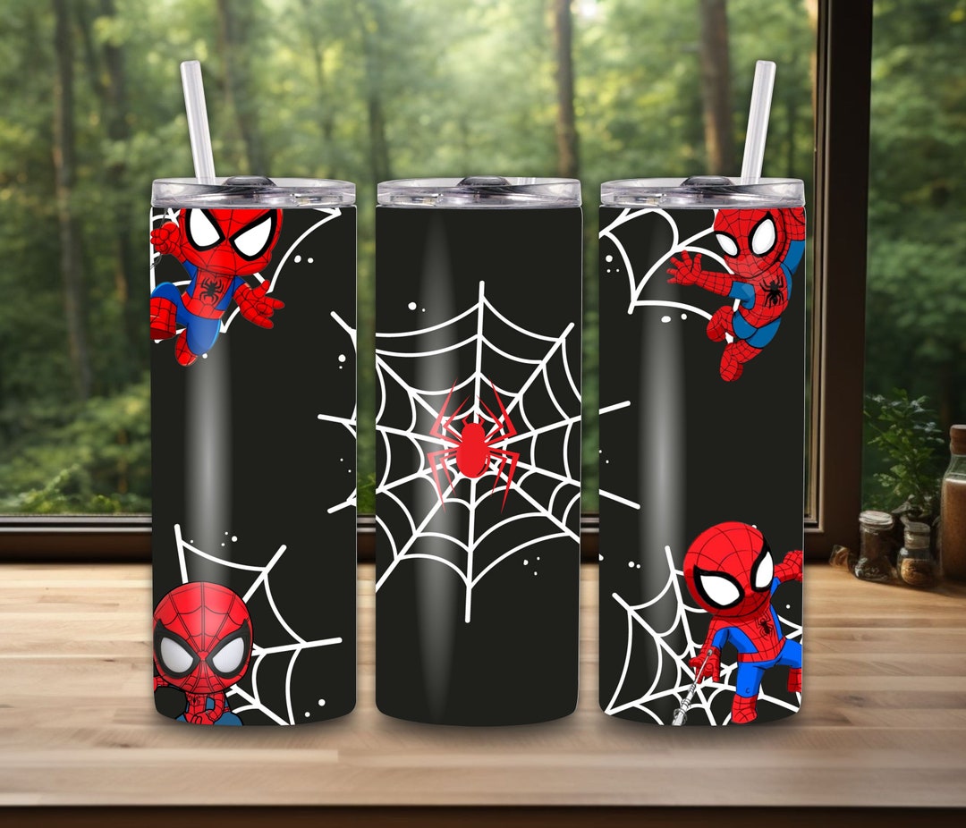 Spider Man Tumbler Wrap Instant Download Spiderman Tumbler 20 Oz Wrap ...