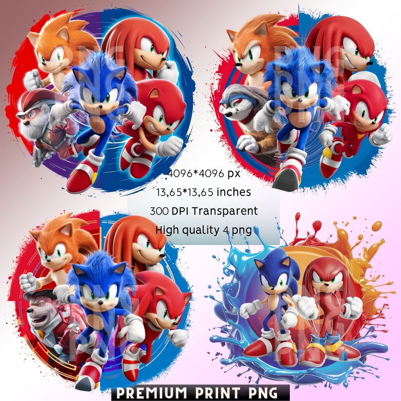 Sonic 4 PNG Sonic Watercolor Splash PNG Sonic Watercolor Transparant ...