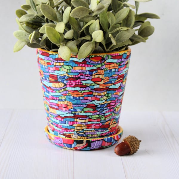 Colorful Flower Pots - Etsy
