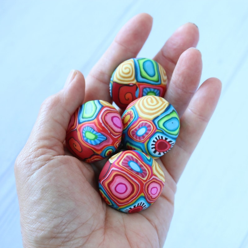 Polymer Clay Knobs - Etsy