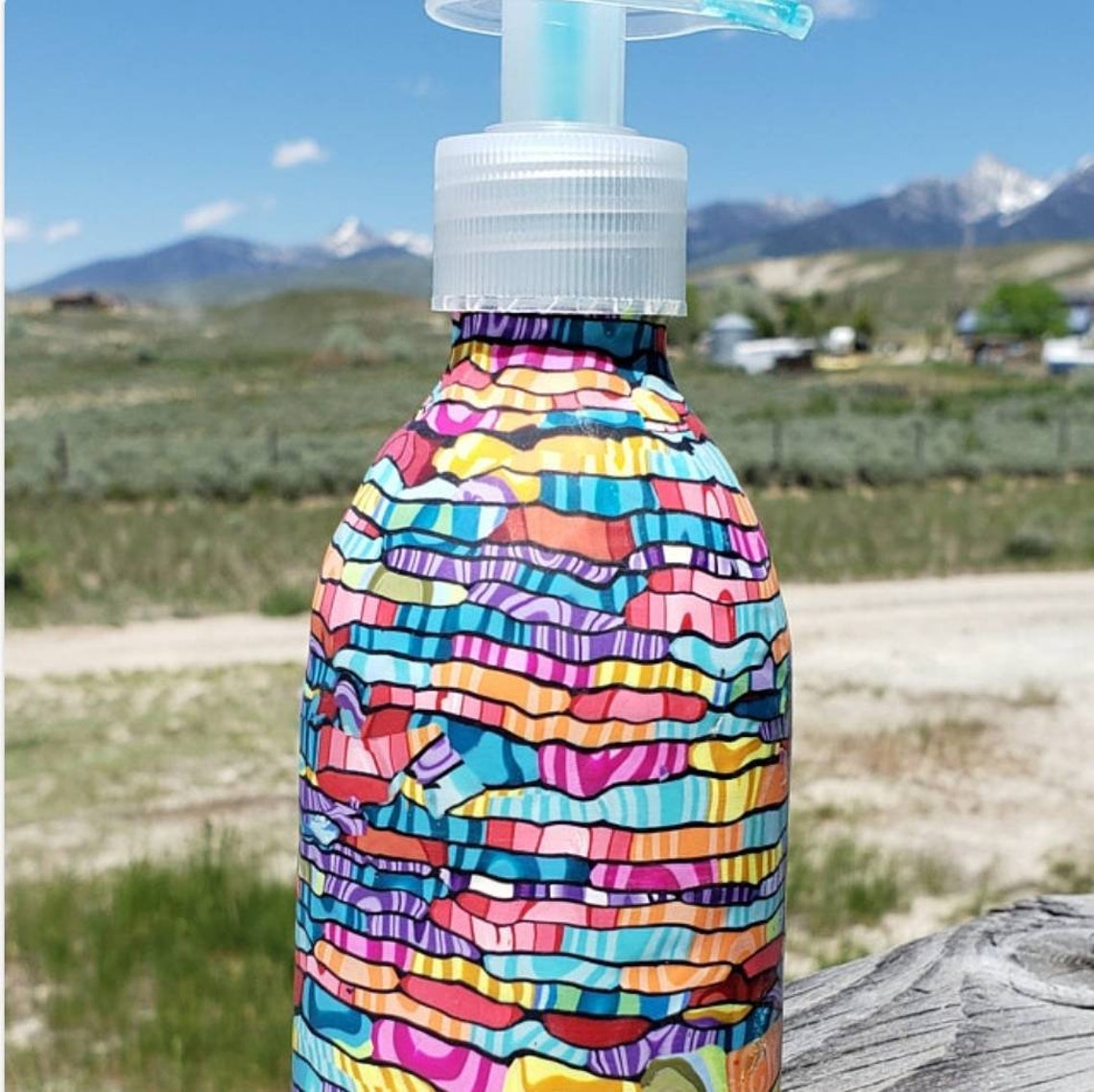 Colorful Liquid Hand Soap Dispenser | Etsy