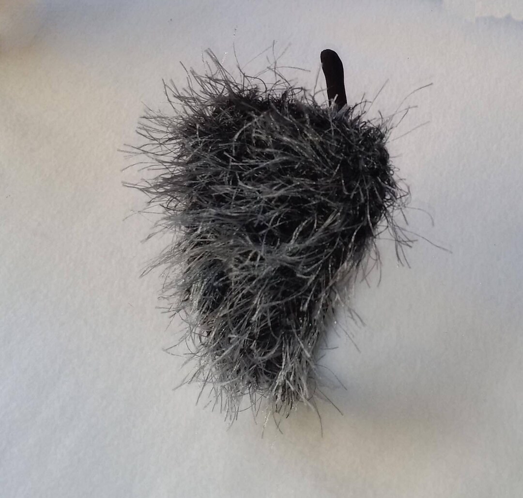 Sophisticated Black and Gray Merkin C-string Womens Underwear - Etsy