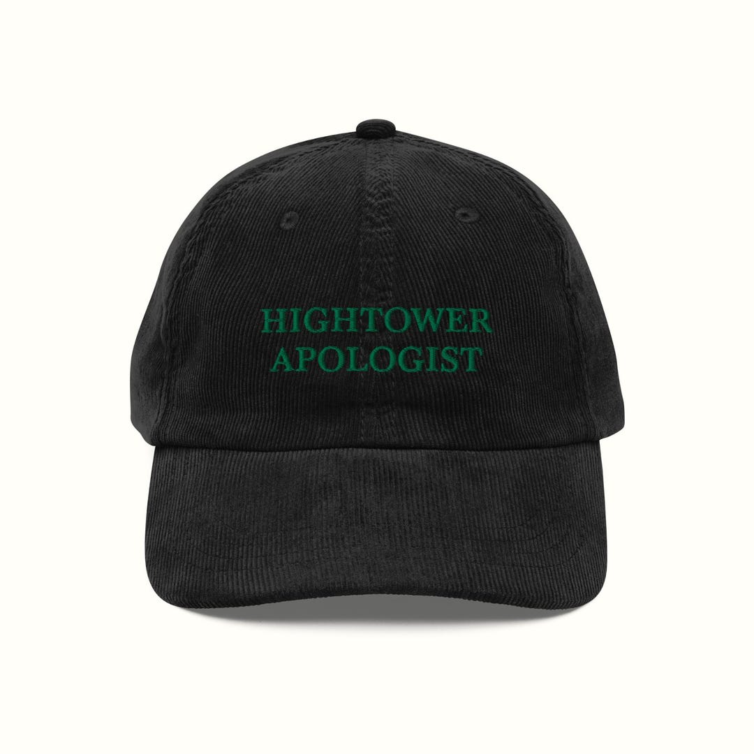 House of the Dragon Hightower Apologist Corduroy Cap Alicent Aegon ...