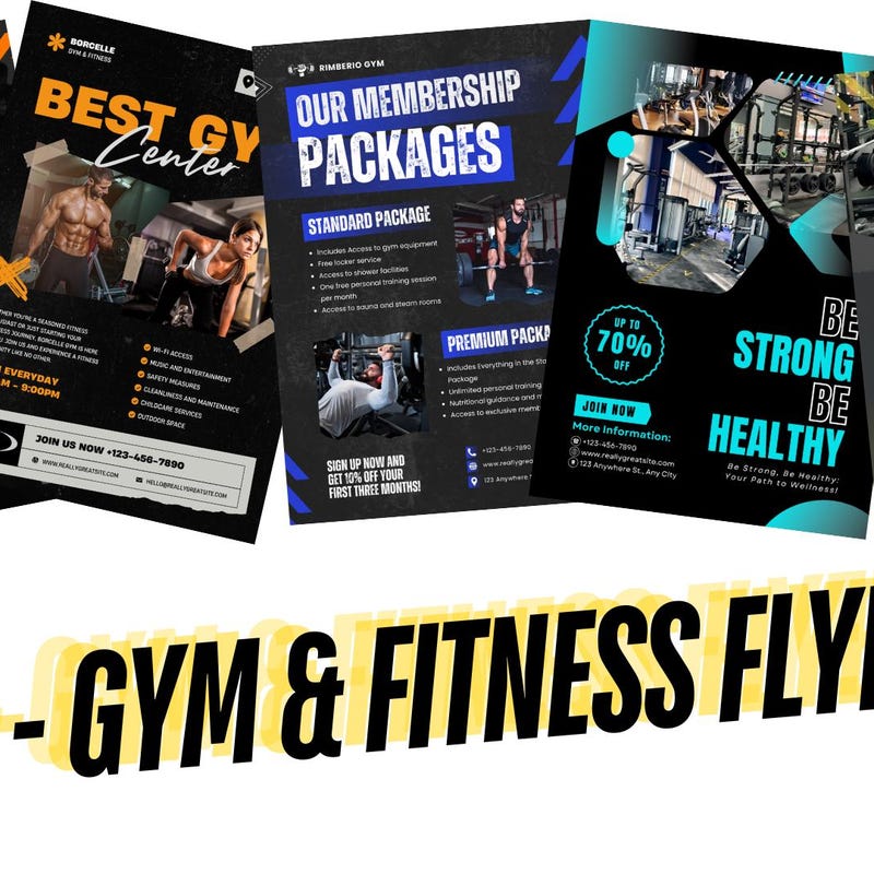Gym Flyer - Etsy
