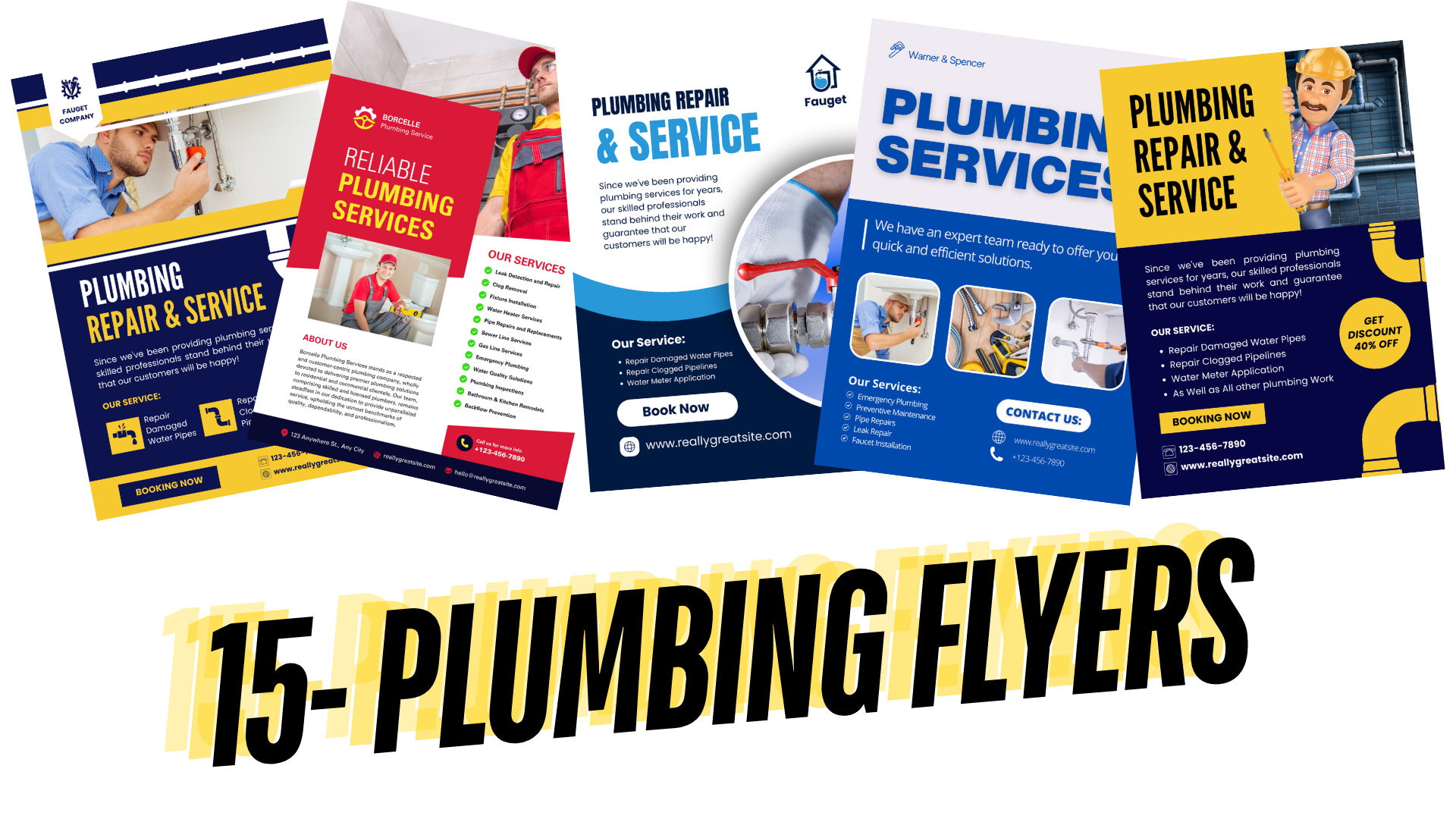 15 - Editable Plumbing Flyers - Etsy