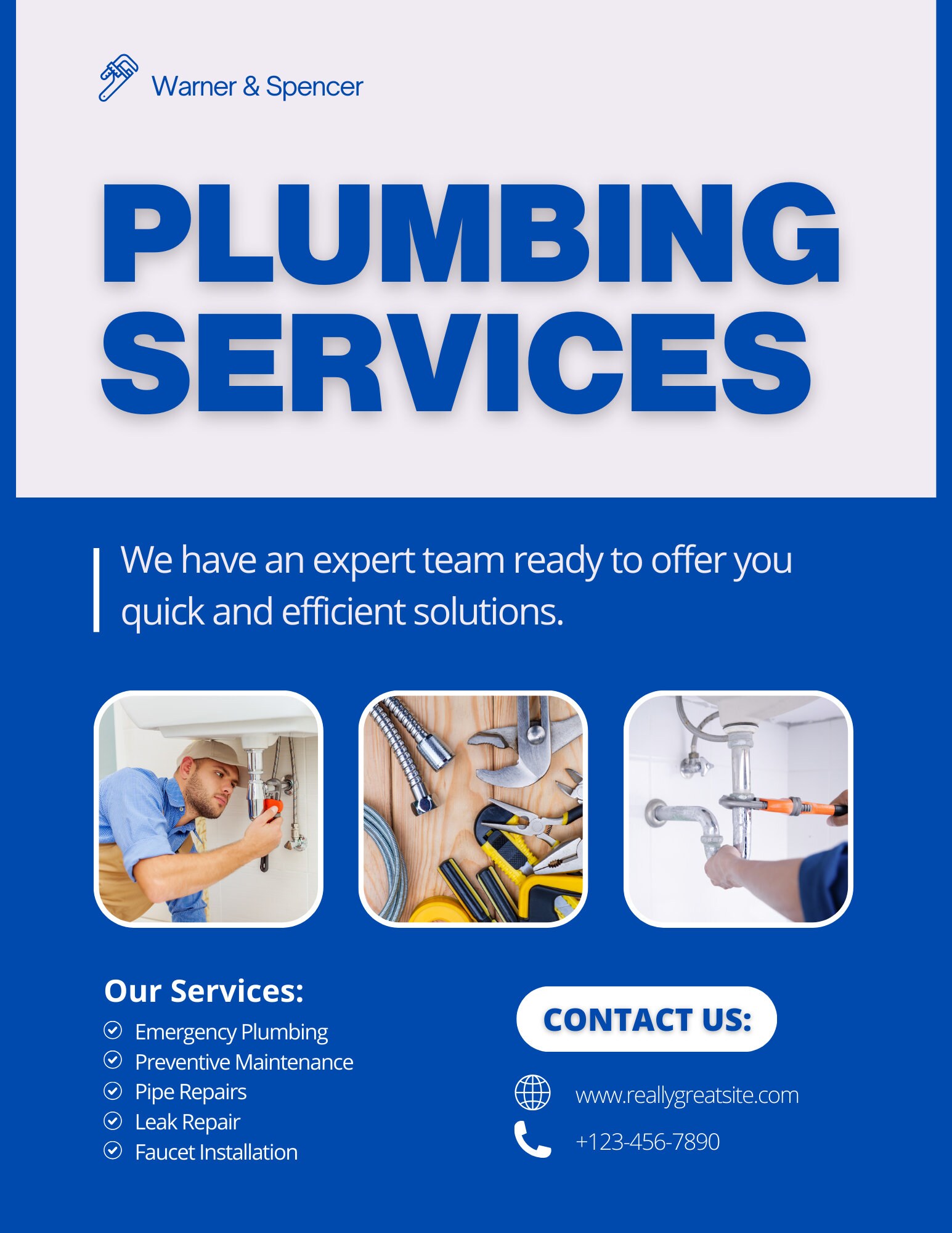 15 - Editable Plumbing Flyers - Etsy