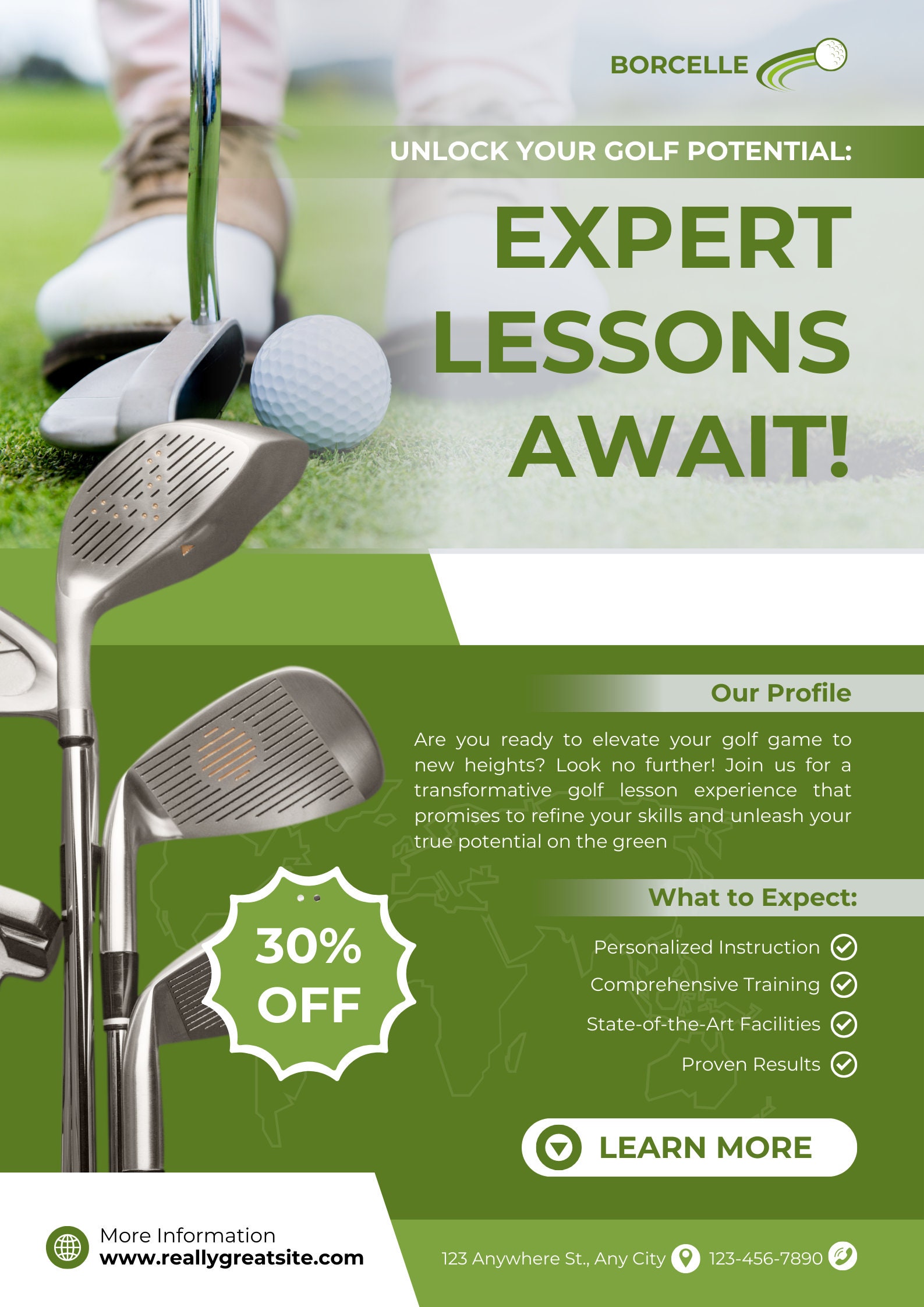 30 - Editable Golf Flyers - Etsy