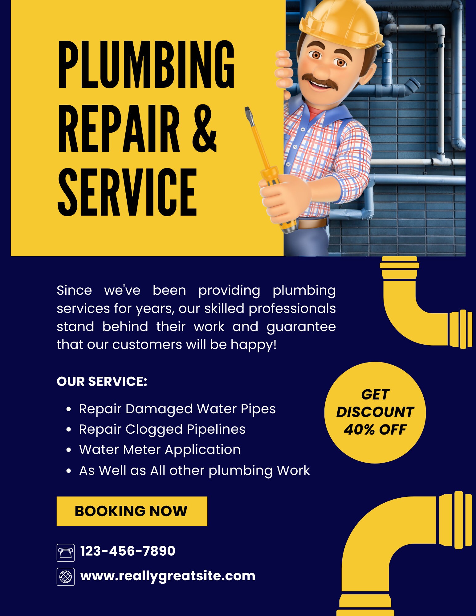 15 - Editable Plumbing Flyers - Etsy