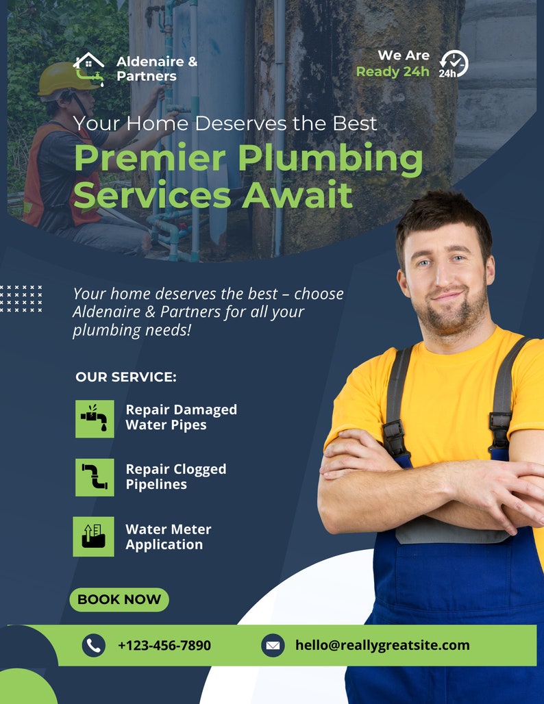 15 - Editable Plumbing Flyers - Etsy