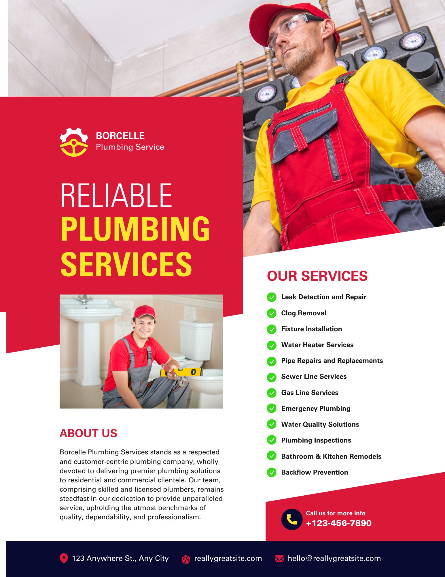 15 - Editable Plumbing Flyers - Etsy