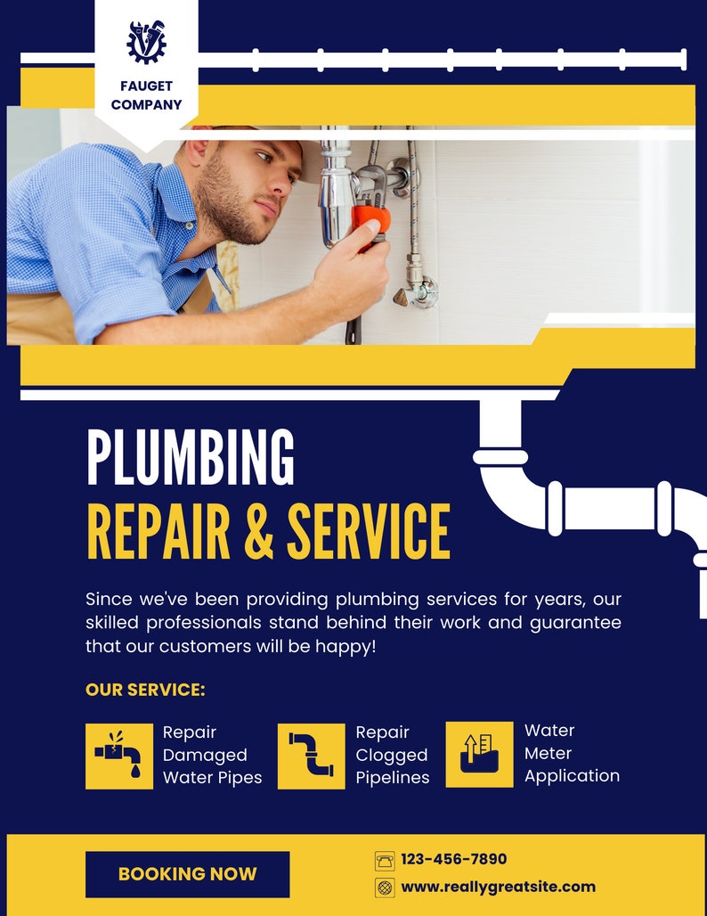 15 - Editable Plumbing Flyers - Etsy