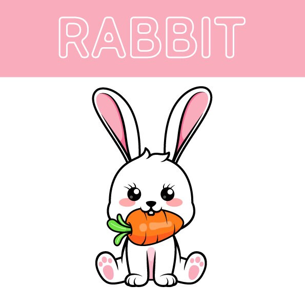 Printable Build a Rabbit Template | Animal Craft | Build a Rabbit ...