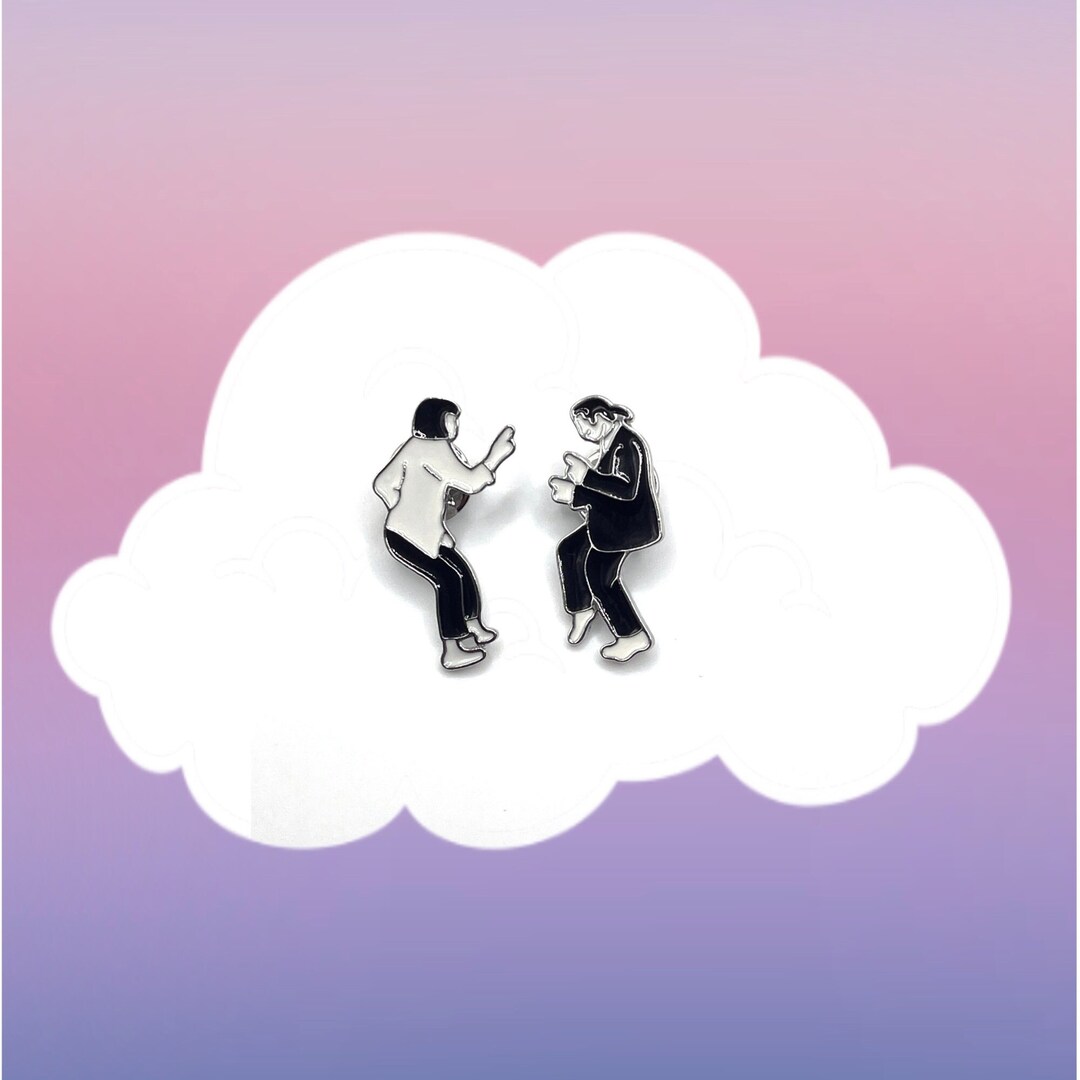 Pulp Fiction Twist Dance Set of 2 Pin Badges - Etsy