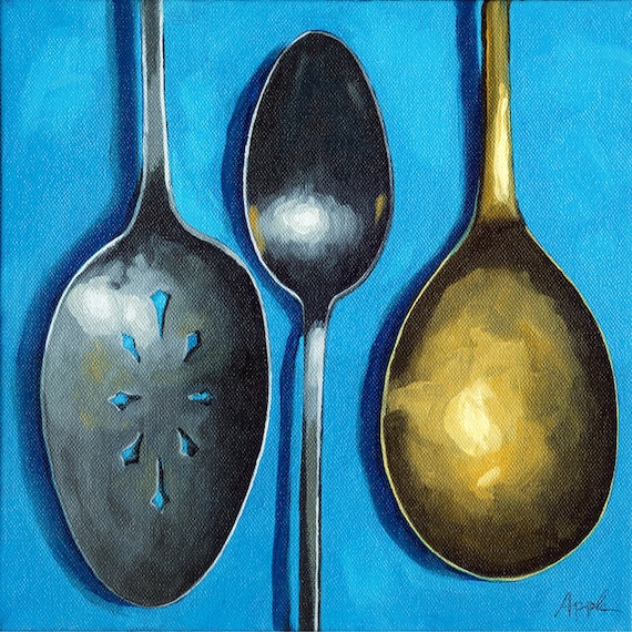 Kitchen Utensils Art
