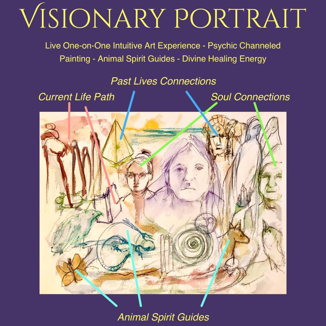 Visionary Art Portrait: Live One-on-one Intuitive Art Experience ...