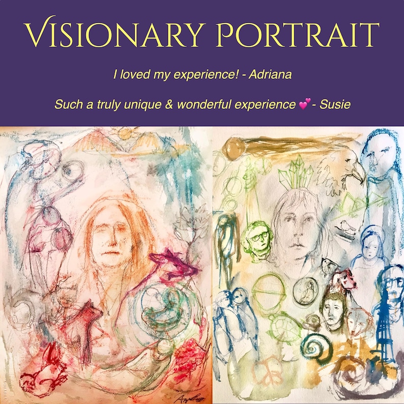 Visionary Art Portrait: Live One-on-one Intuitive Art Experience ...