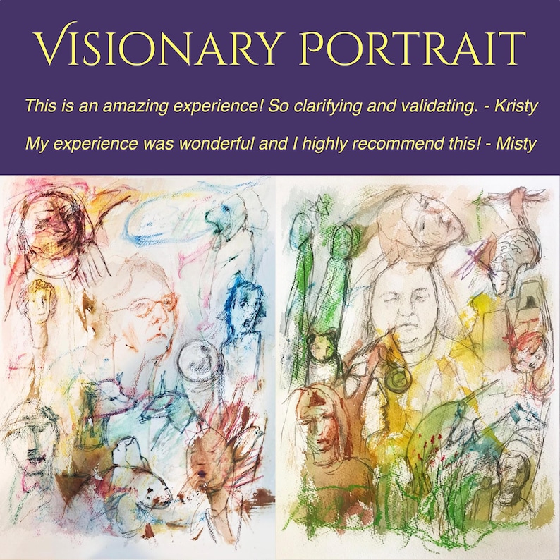 Visionary Art Portrait: Live One-on-one Intuitive Art Experience ...
