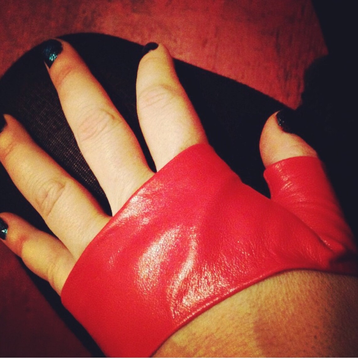 Red Mini Gloves - Etsy