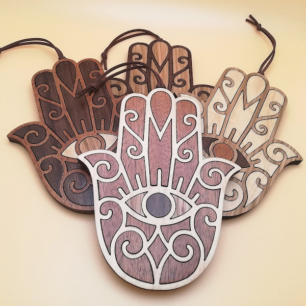 Wooden Hamsa - Etsy
