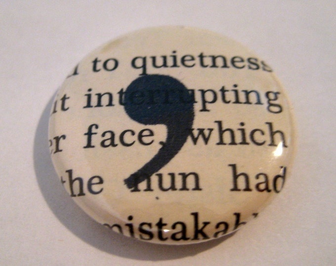 Comma Apostrophe Quotation Mark 1 Inch Pin Button Badge - Etsy