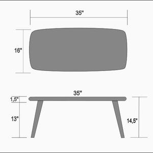 Modern Coffee Table, Coffee Table, Wood Caffee Table - Etsy