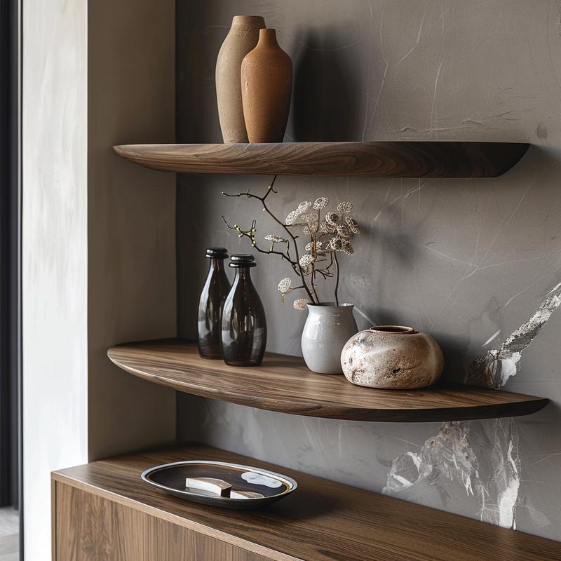 Modern Floating Shelves - Etsy