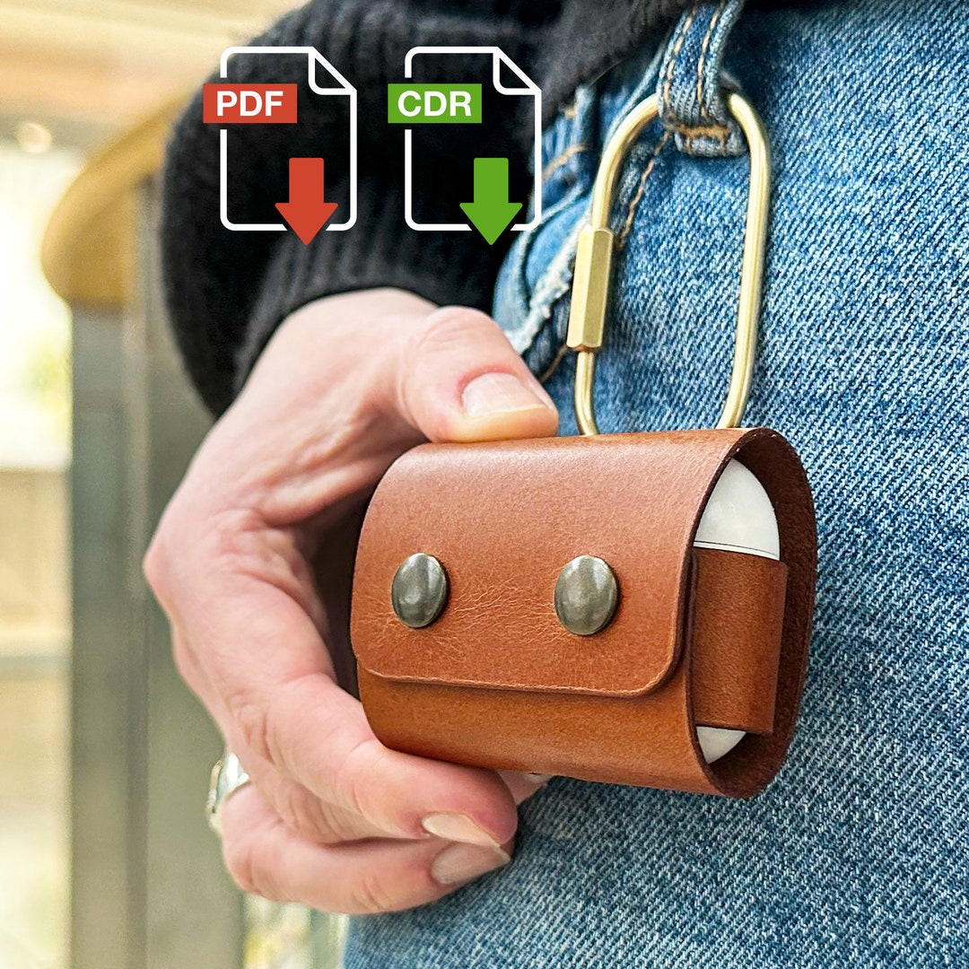 Leather Apple Airpods Pro Case Digital Pattern PDF, Airpods Pattern ...