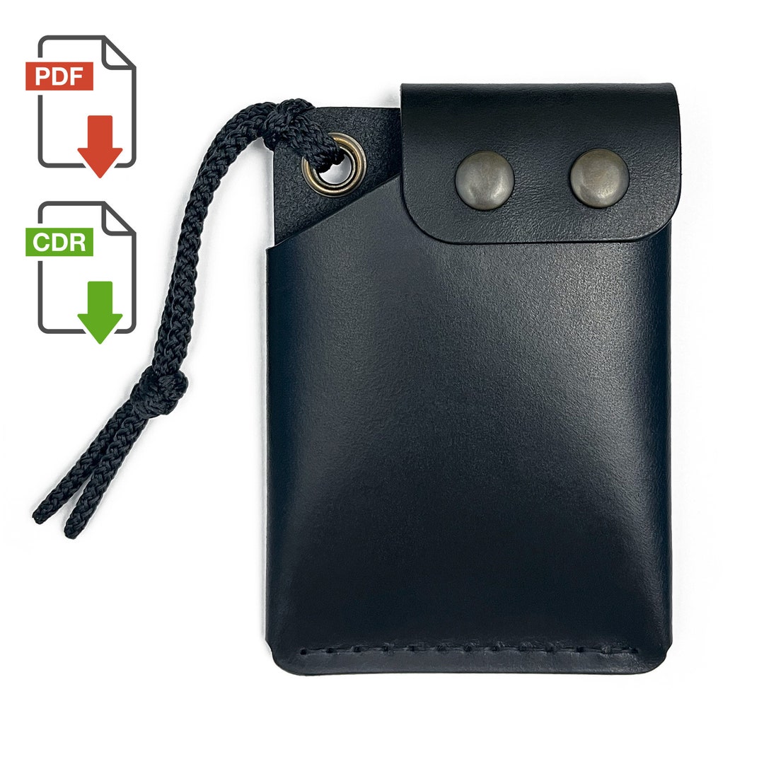 Leather Wallet Template PDF, Small Wallet Digital PDF Template for ...