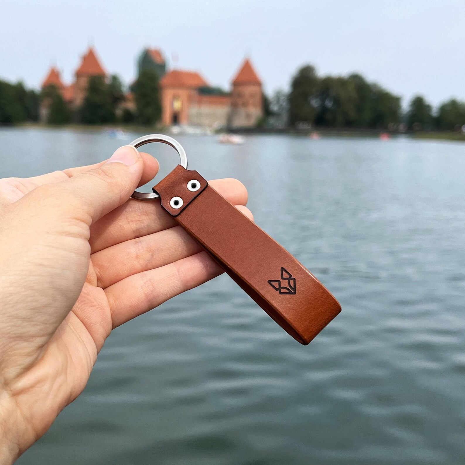 Leather Keychain Pattern PDF, DIY Key Holder Template for Cricut, SVG ...