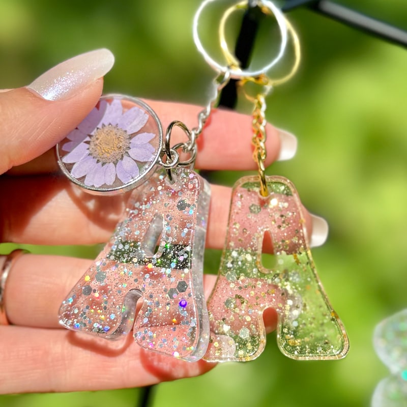 Custom Resin Keychain - Etsy