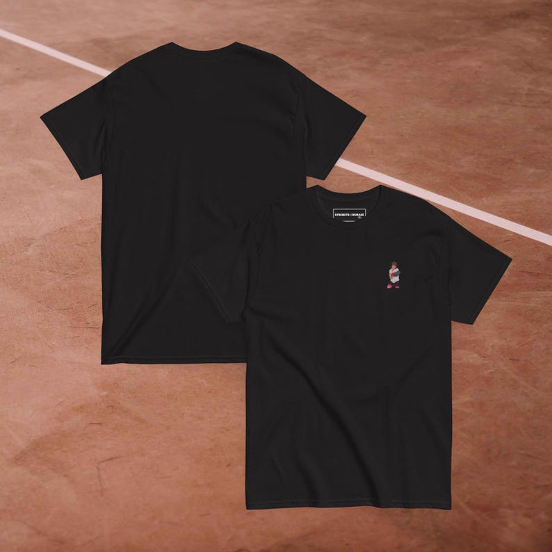 Andre Agassi Us Open T-shirt Design Tennis Atp Graphic Tees Cotton ...