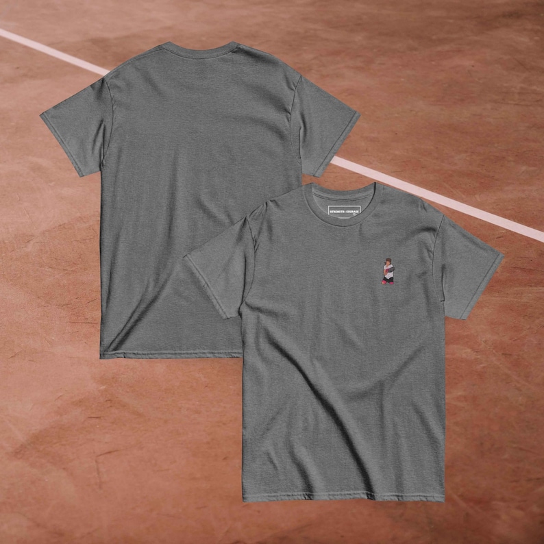 Andre Agassi Us Open T-shirt Design Tennis Atp Graphic Tees Cotton ...