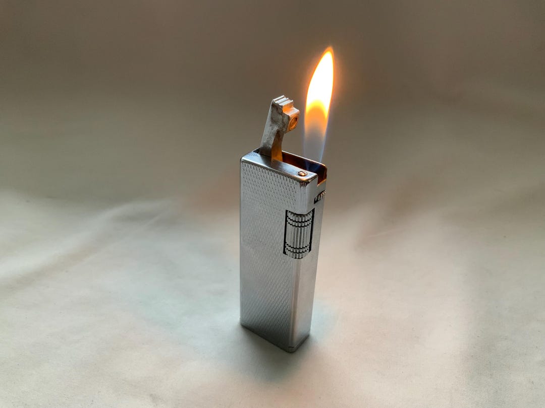Old Vintage SF-12 Silver Tone Roller Gas Pocket Lighter - Etsy