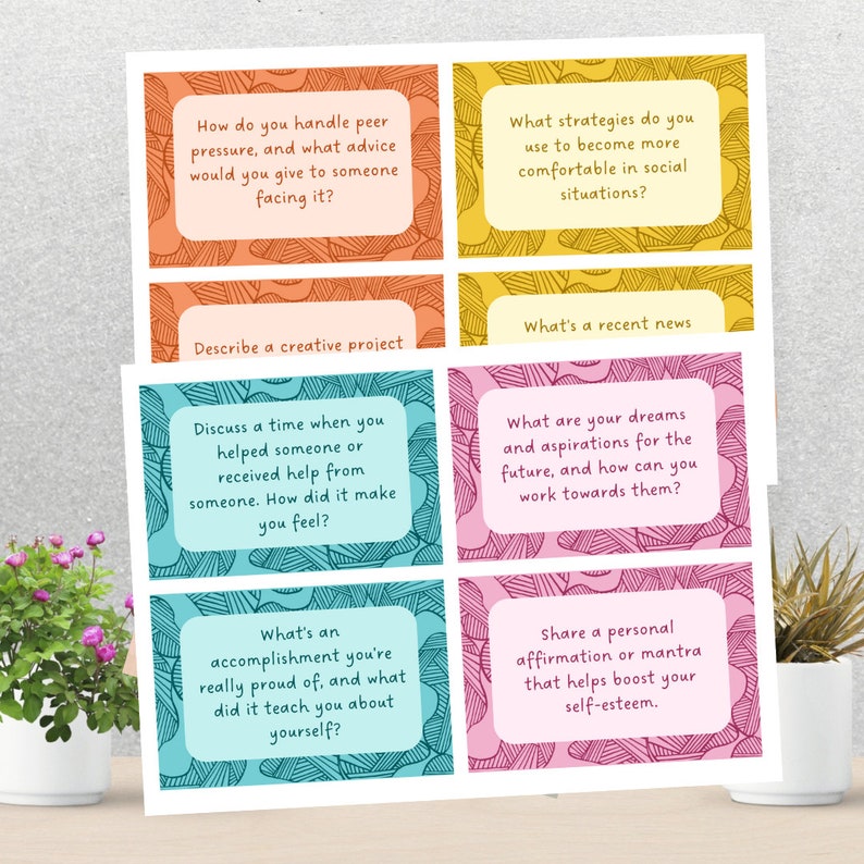 Encouraging Self-expression and Building Conversational Skills! ESL! 20 ...
