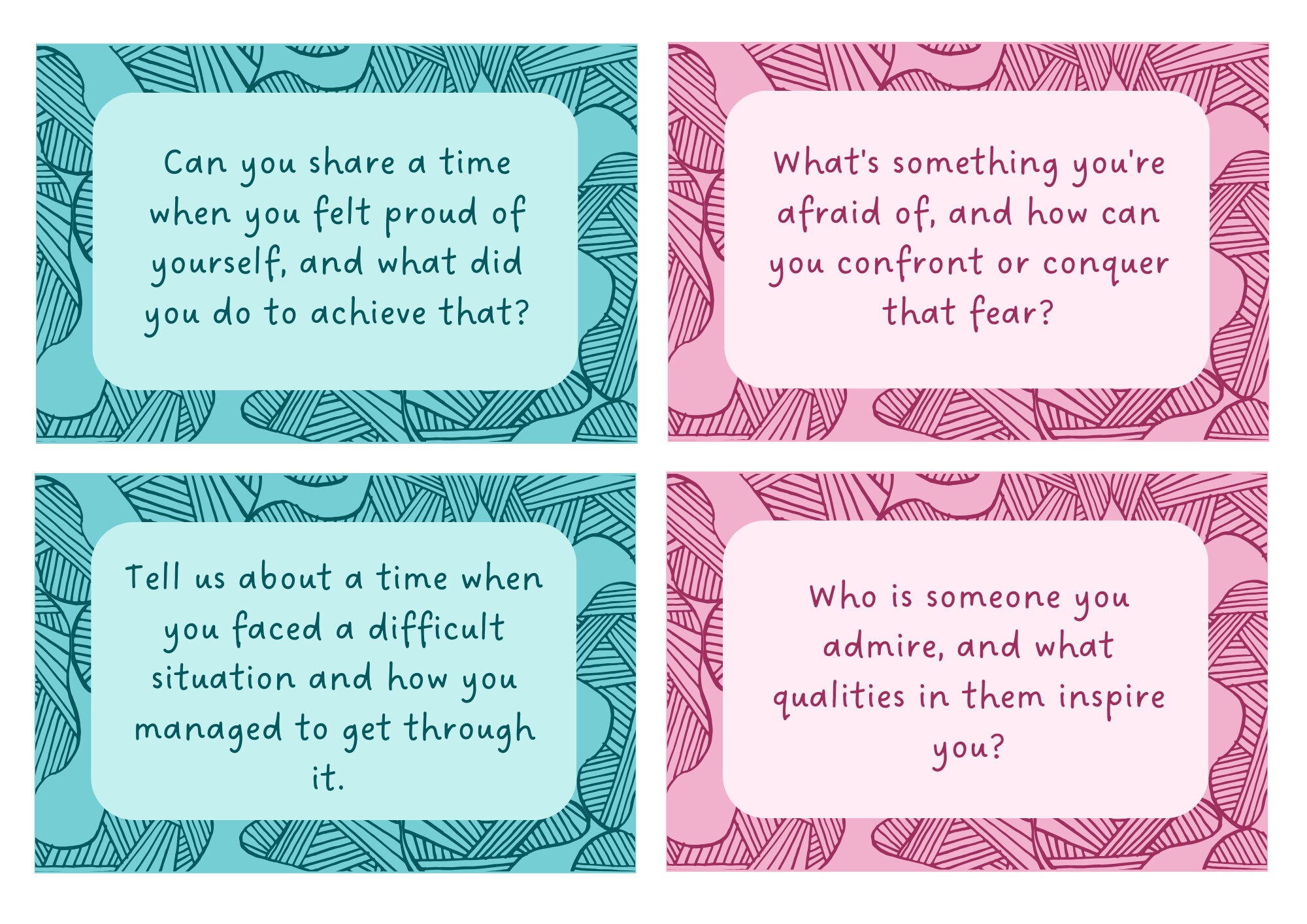 Encouraging Self-expression and Building Conversational Skills ESL 20 ...